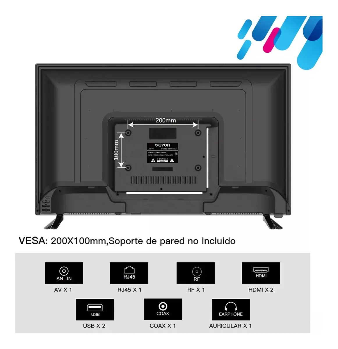 Pantalla Weyon 32 pulgadas